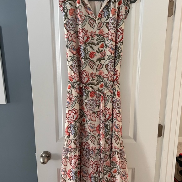 LOFT | Dresses | Loft Multicolor Floral Maxi Dress | Poshmark